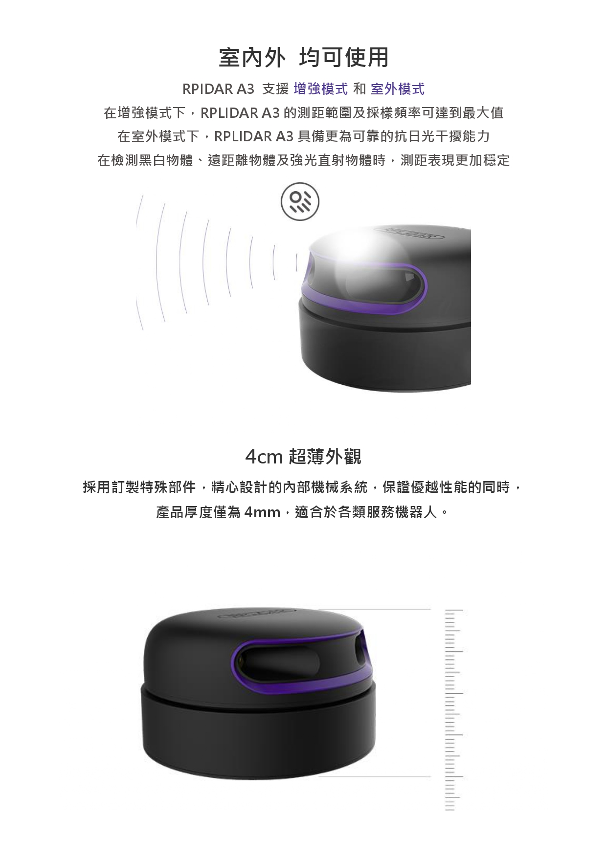 LIDAR RPLIDAR-A3 光學雷達 | 邁克兄弟科技股份有限公司